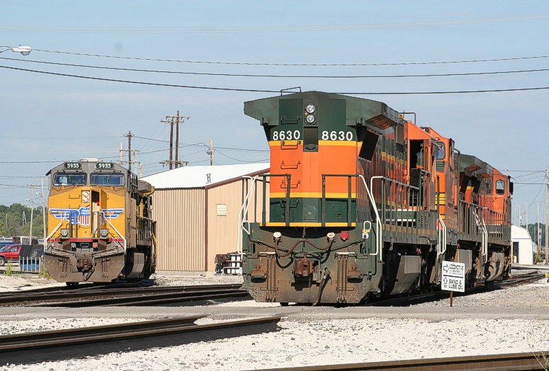 UP 5955 & BNSF 8630